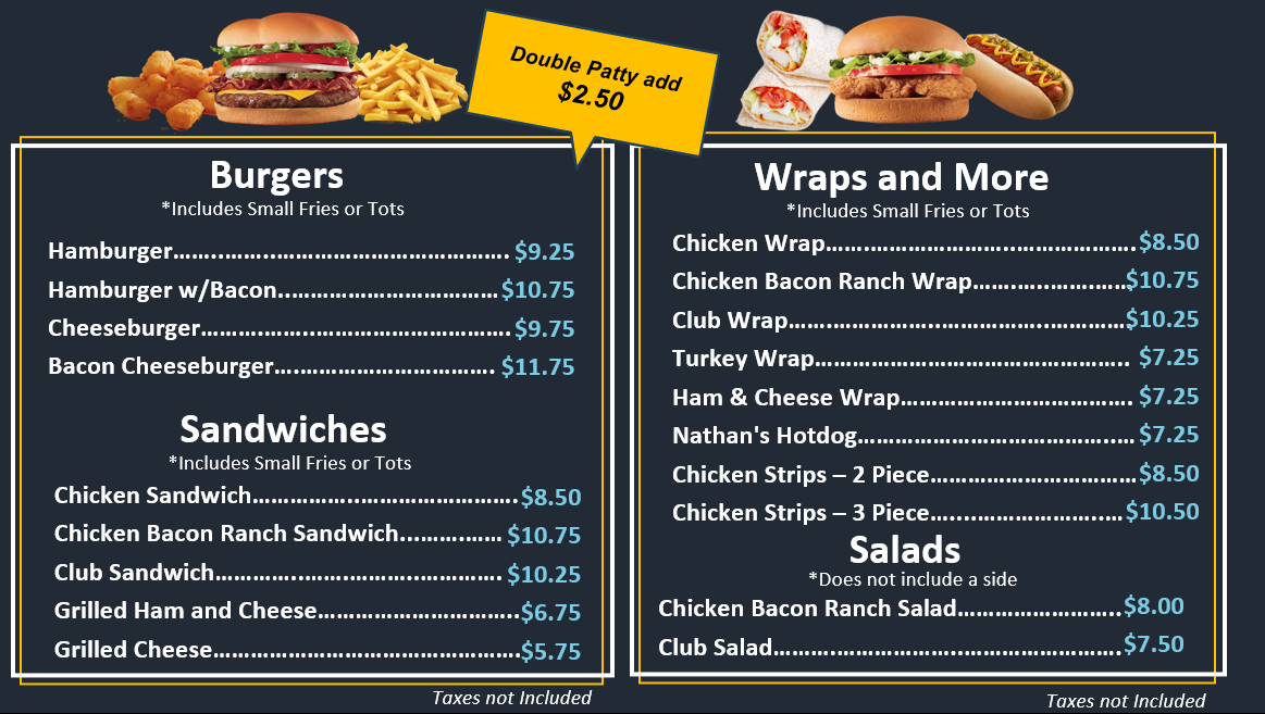 Menu | Eastgate Lanes | Newton, Kansas 67114